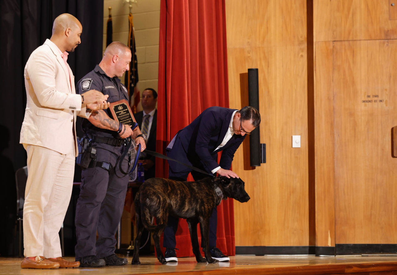 Capitol Police Officer Bradley Rohrbaugh and K9 Rex Honored | Department of General Services ...